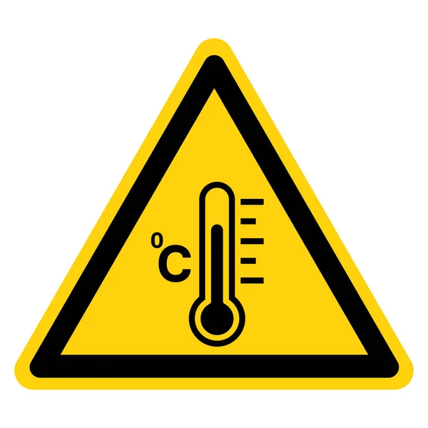 Safety signs warning triangle sign BGV high temperature thermometer ...