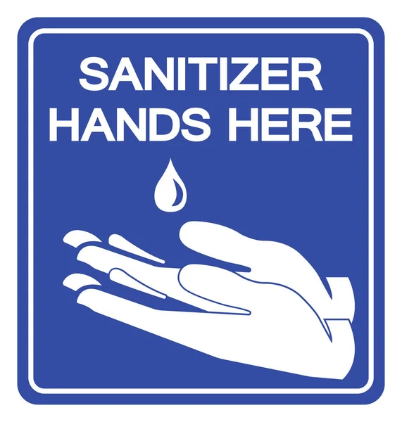 Hand Sanitizer Station Symbol Sign Vector Illustration Isolate White ...
