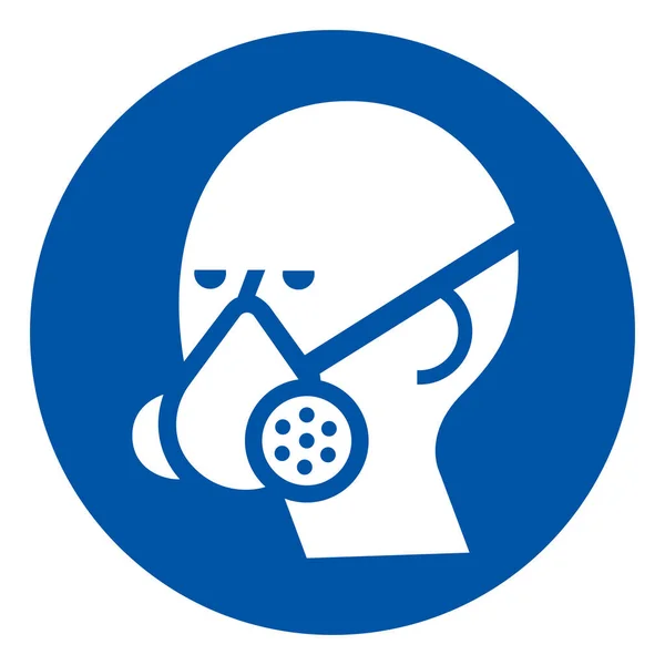 Atemschutzmasken Symbolzeichen Vektor Illustration Isoliert Auf Weißem ...