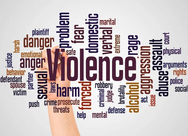 Domestic Violence, word cloud concept 7 — Stock Photo © kataklinger ...