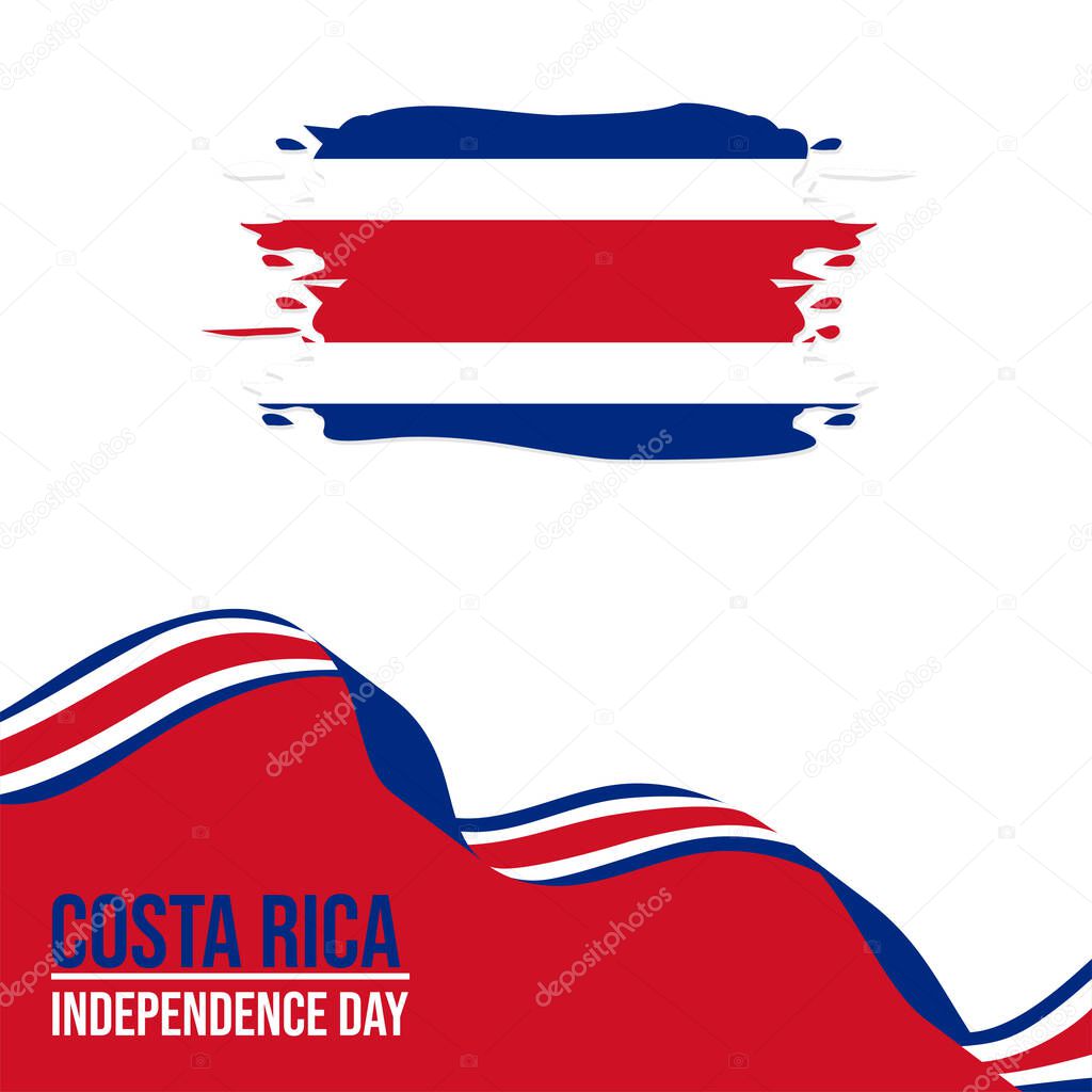 Diseño de fondo para el día de la independencia de Costa Rica el 15 de ...