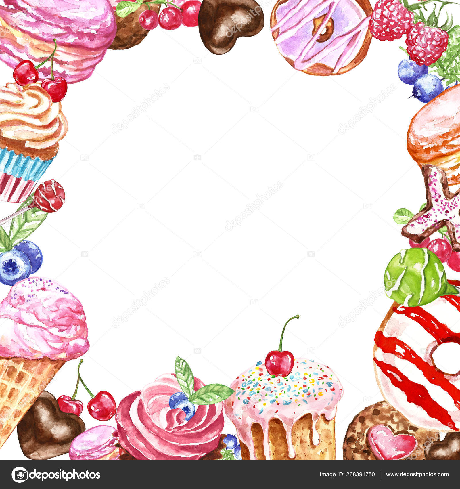 Dessert Border Clipart