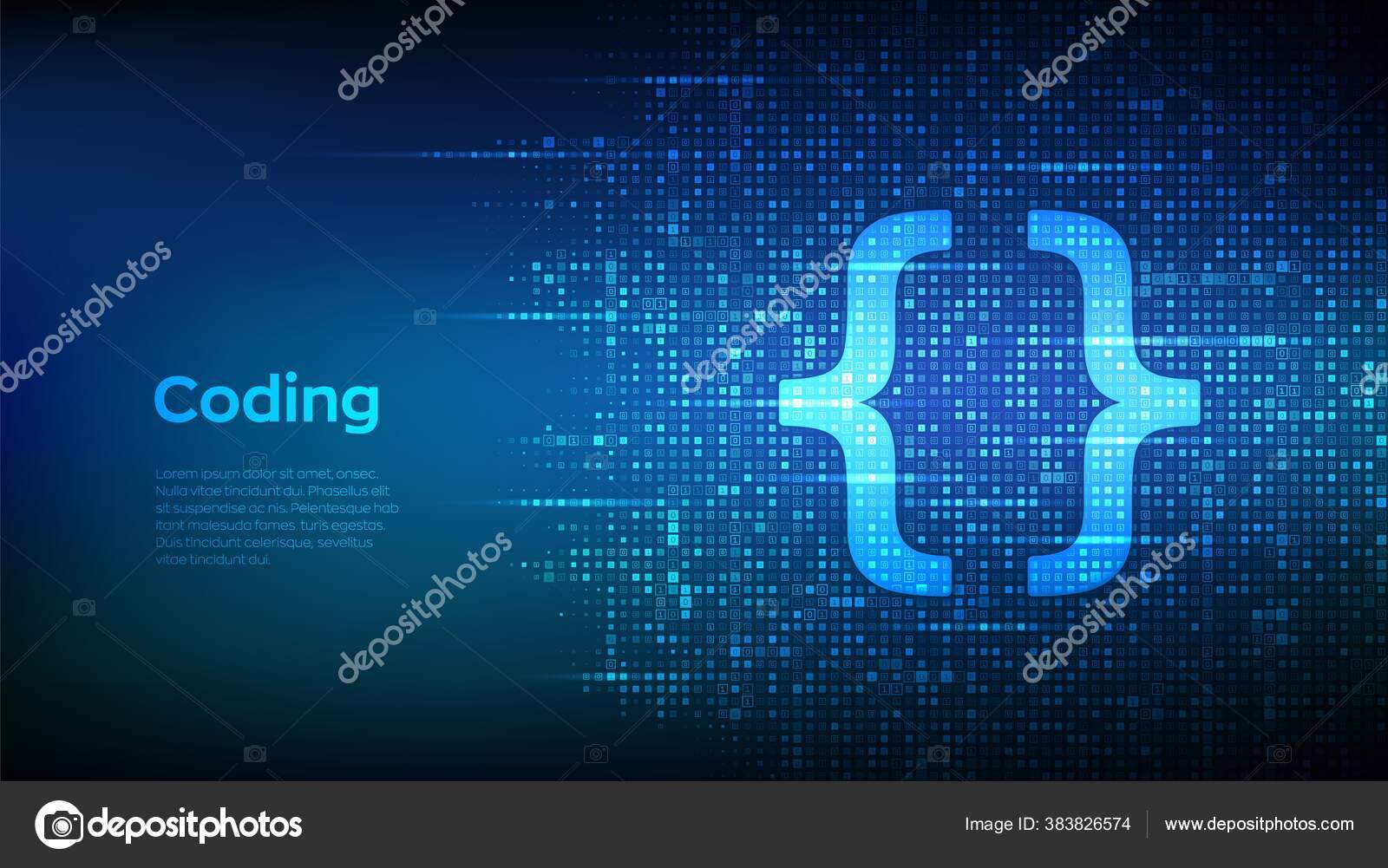 Programmeringskod Kodning Eller Hacker Bakgrund Programmering Kod Ikon ...