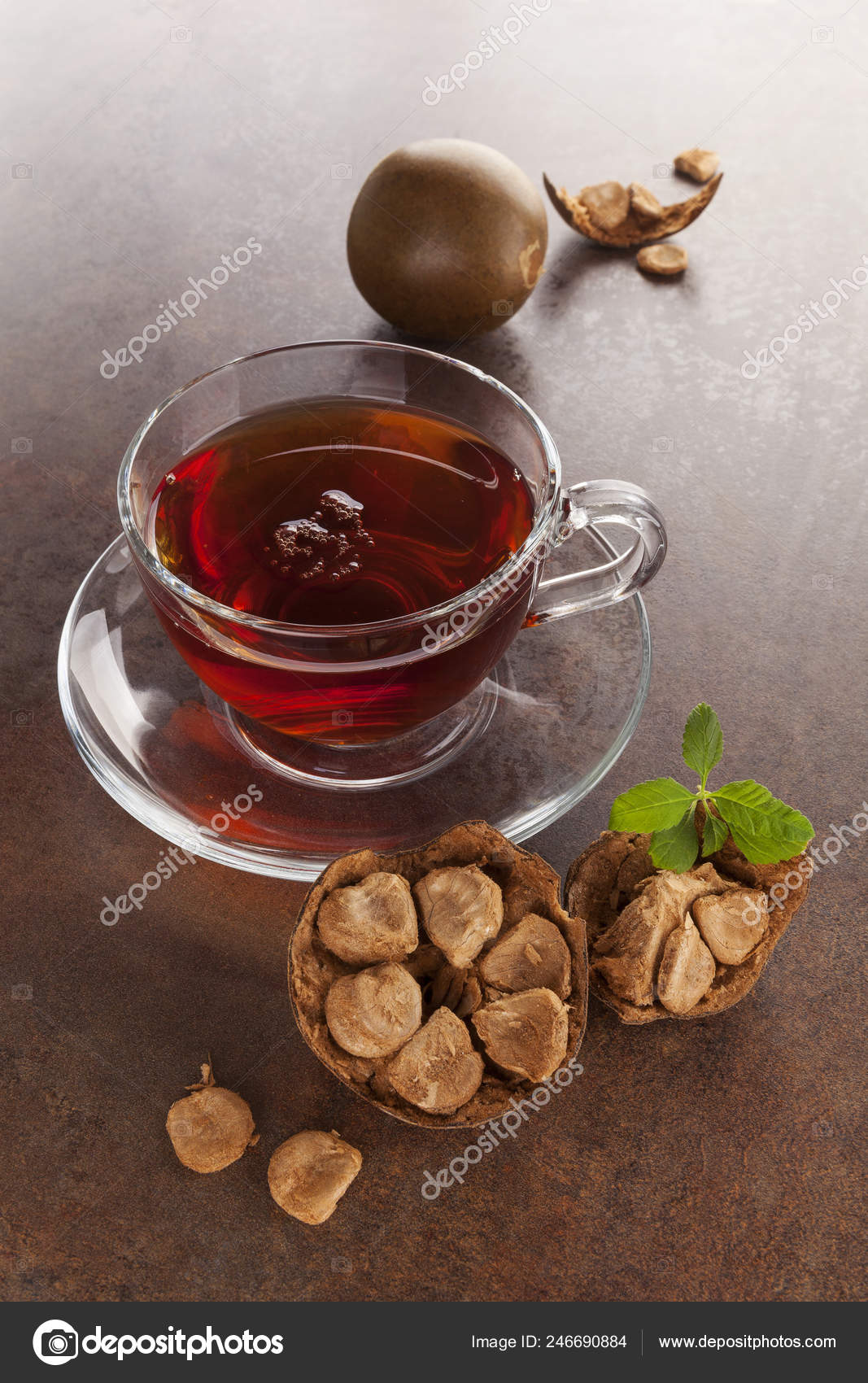 Luo Han Guo Aka Monk Fruit Natural Herbal Remedy Powerful Stock Photo ...