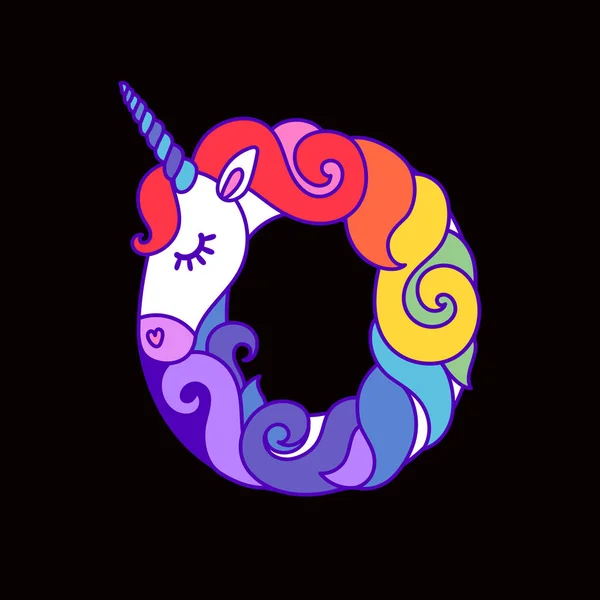 Word Unicorn Written Unicorn Letters Written Unicorns Letters Style ...