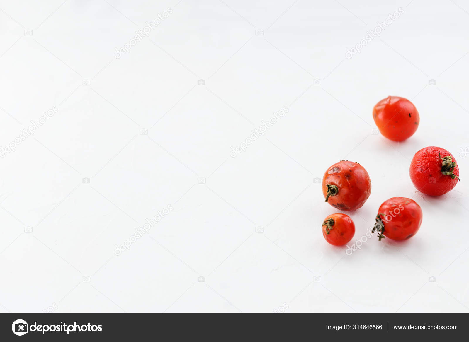 Ugly Rotten Tomatoes Light Background Horizontal Orientation Copy Space ...