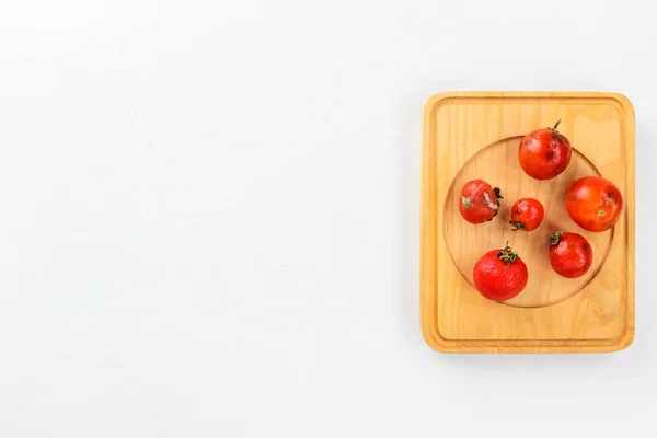 Ugly Rotten Tomatoes Light Background Horizontal Orientation Copy Space ...