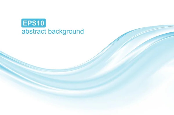 Abstract blue wave background. Vector illustration. Stock Vector by ...