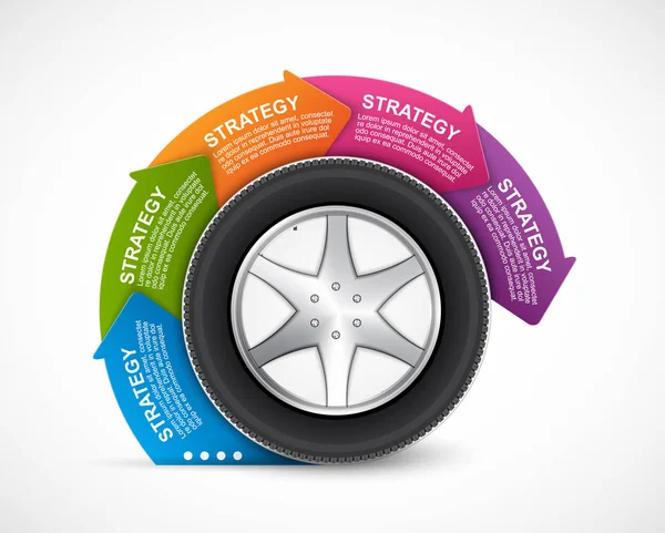 Tyre concept Vector Art Stock Images | Depositphotos