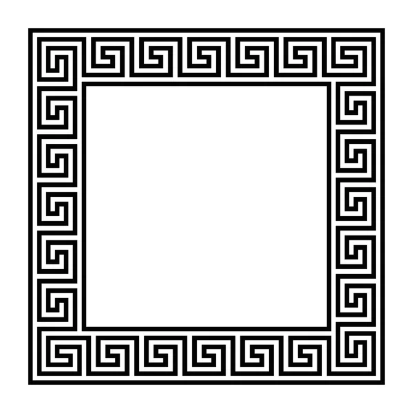 Seamless Meander Patterns White Background Meandros Decorative Border ...