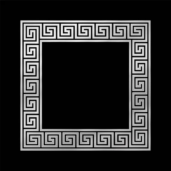 Seamless Meander Patterns White Background Meandros Decorative Border ...