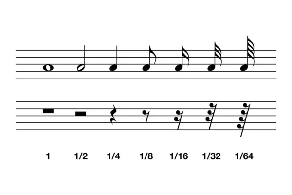 Sixteenth rest Vector Art Stock Images | Depositphotos