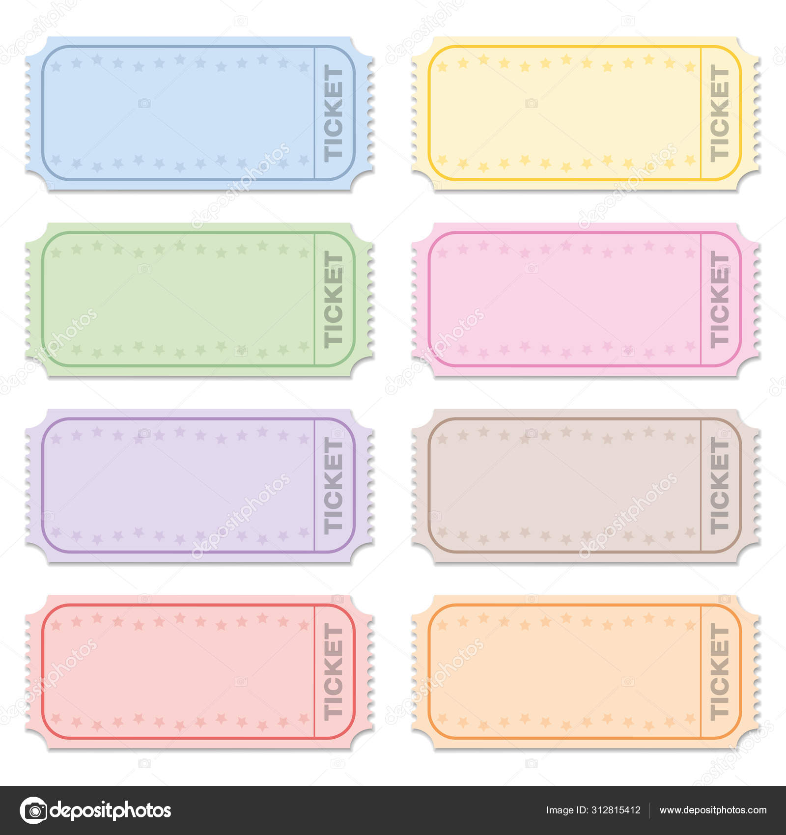 Boleto De Rifa Clipart En Blanco Y Negro