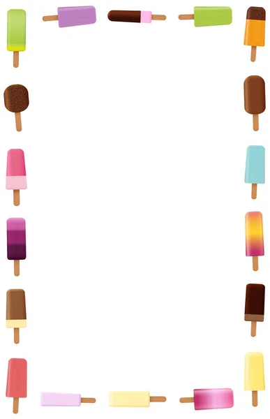 Popsicle Border Clipart