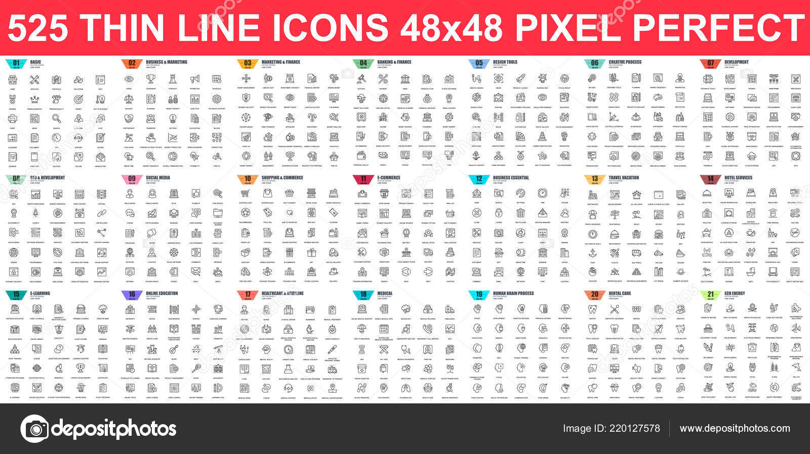 Simple Set Vector Thin Line Icons Contains Icons Business Marketing ... Simple Set Vector Thin Line Icons Contains Icons Business Marketing ...