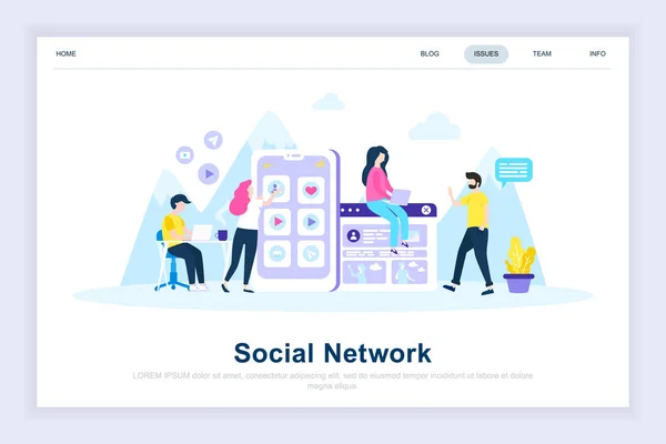 100,000 Social network concept Vector Images | Depositphotos