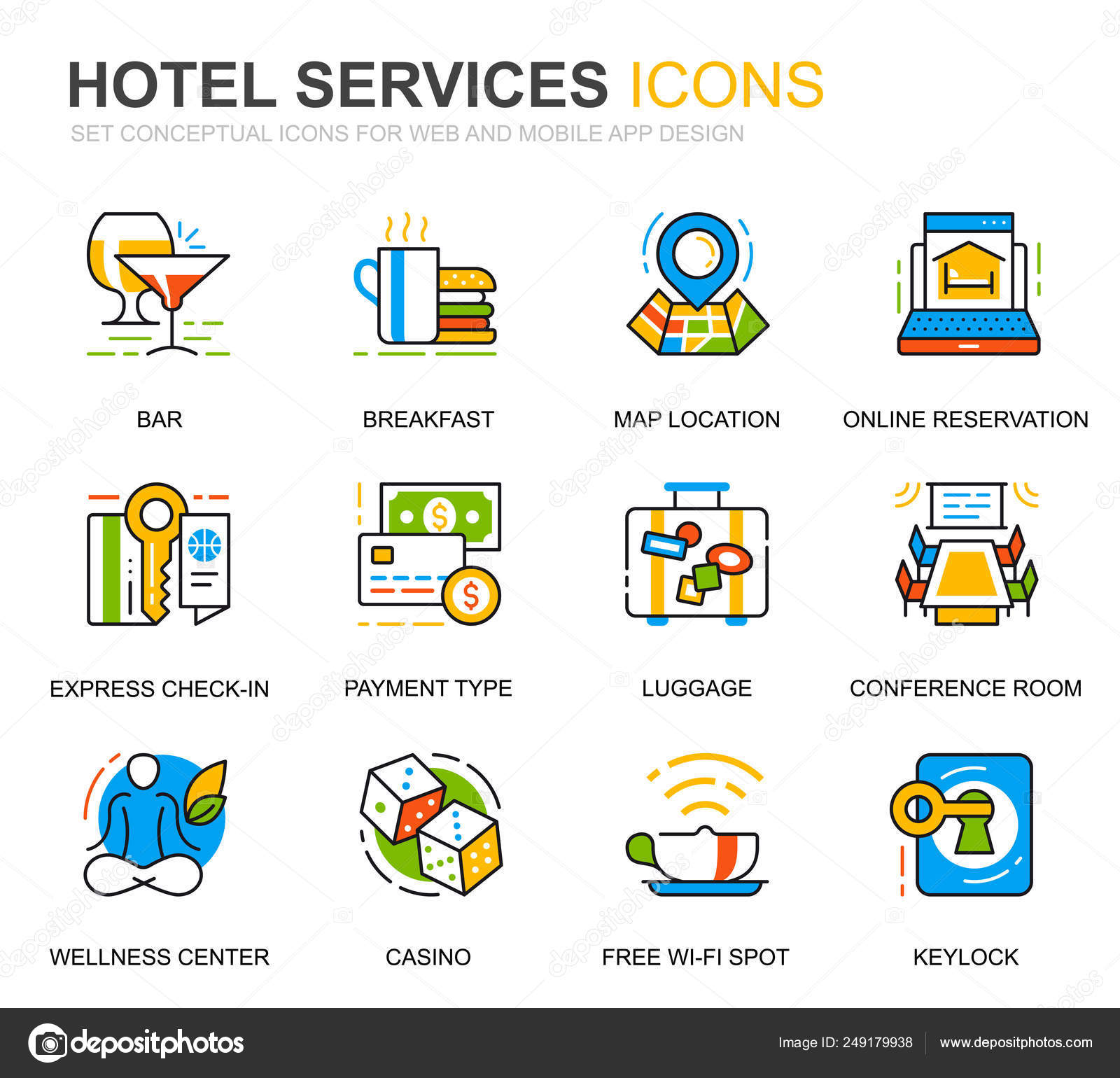 Hotel Services Icon
