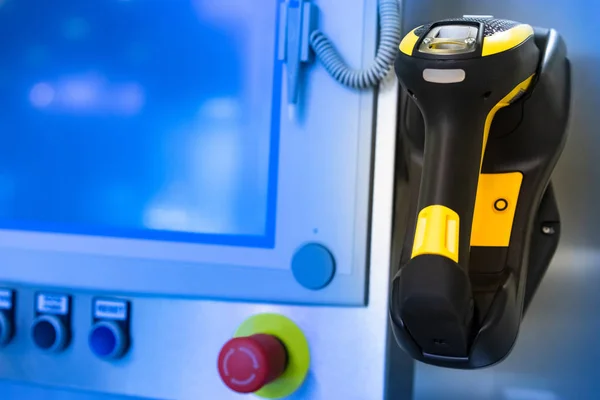 Equipment assignment and read codes. The scanner reads barcodes. Read ...