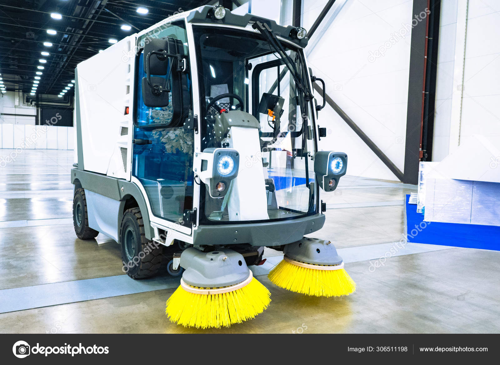 Floor cleaning machine. Special equipment for cleaning rooms. A — Stock ...