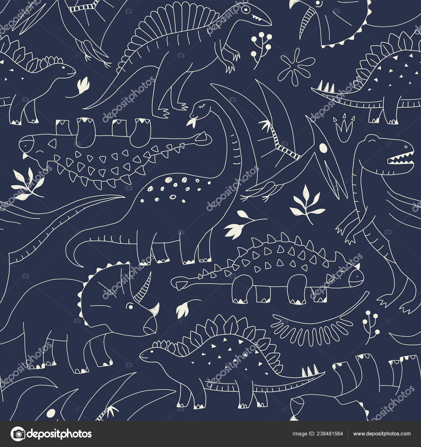 Tropical leaves and flowers patterns for kids Stock Vector by ©olga ...