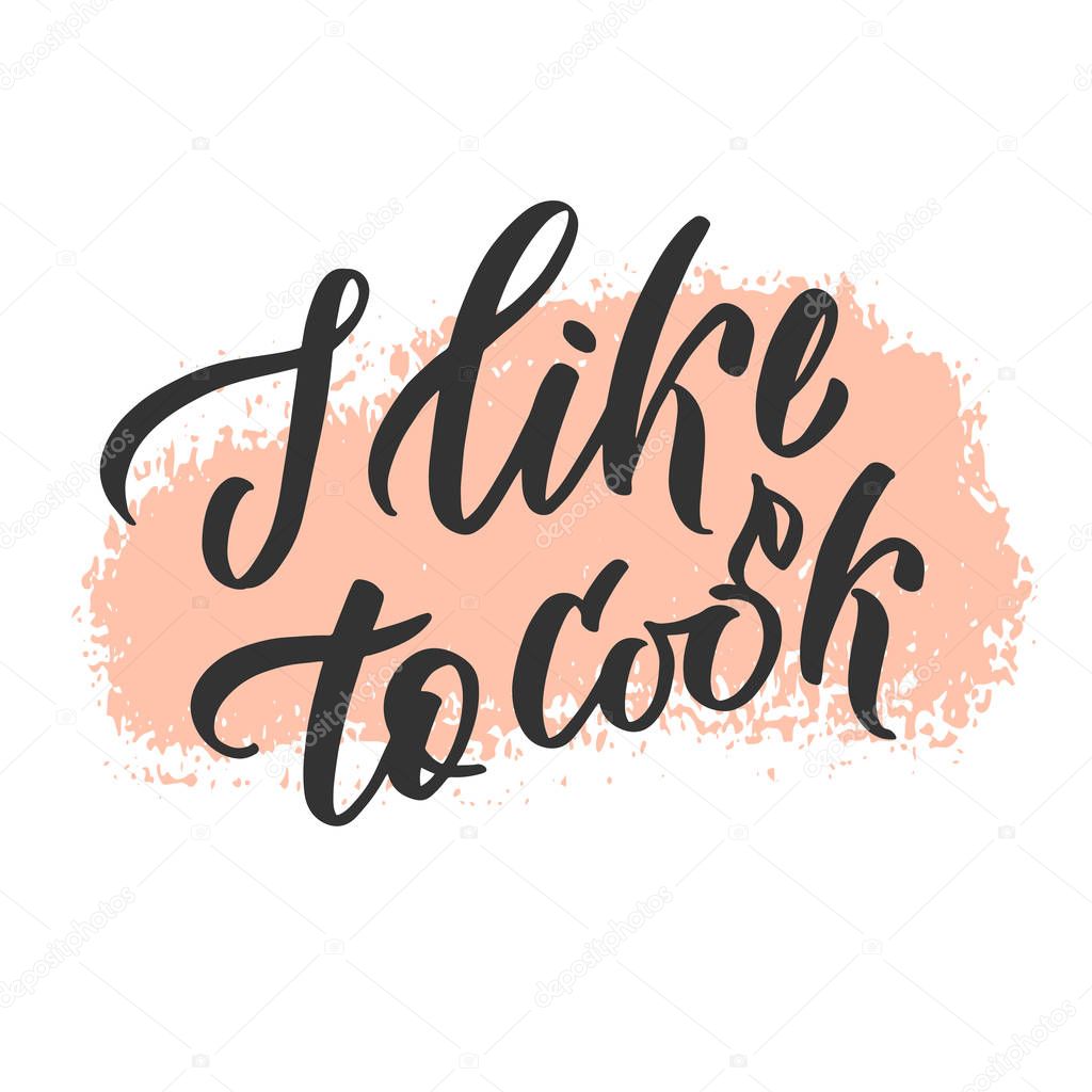 Letras de cocina. Ilustración vectorial dibujada a mano. 2023