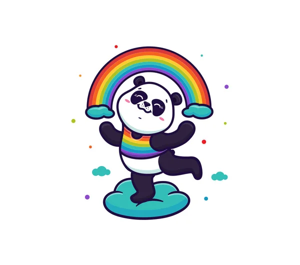 Rainbow Panda Anime