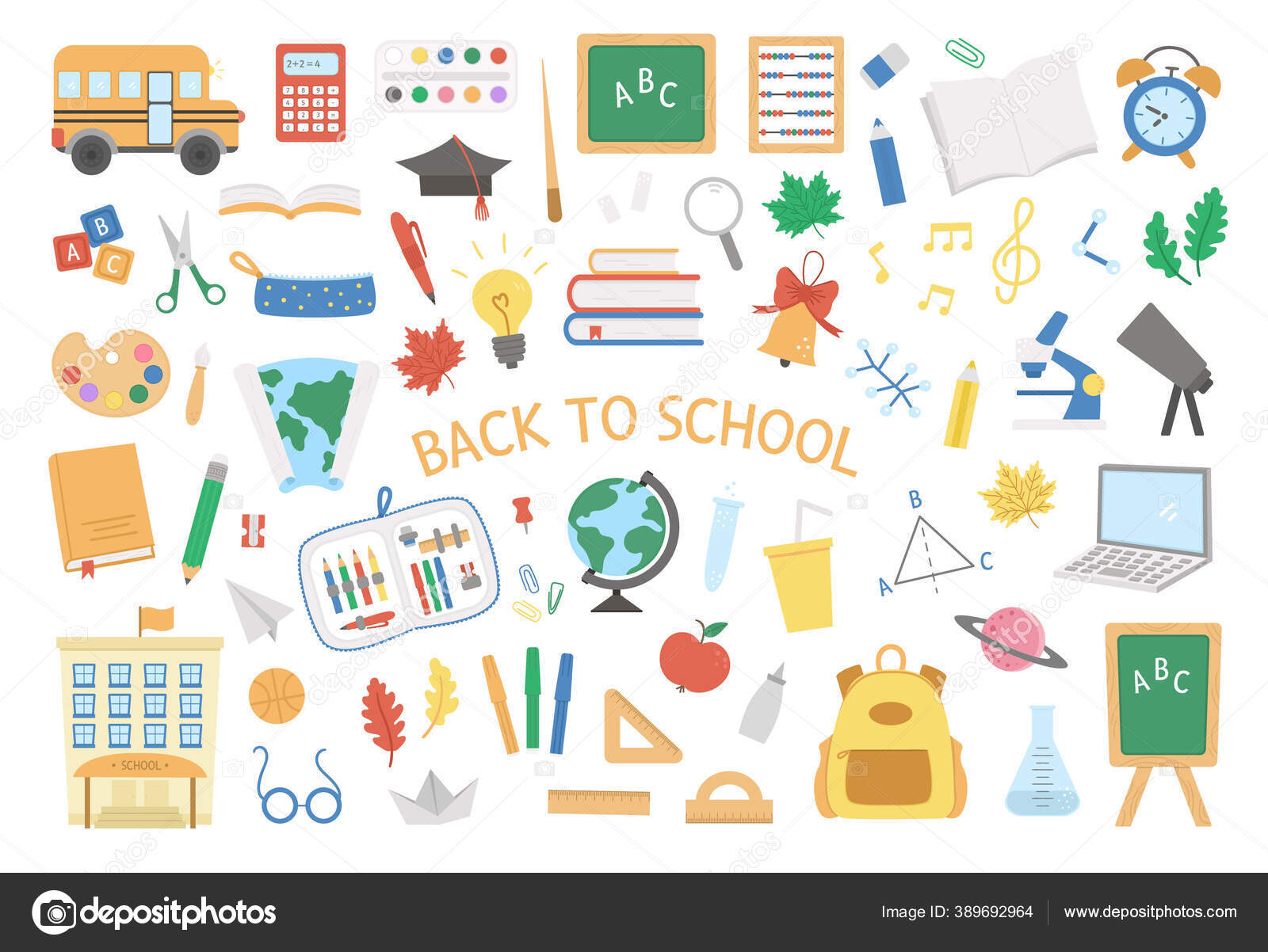 Cute Back To School Clipart