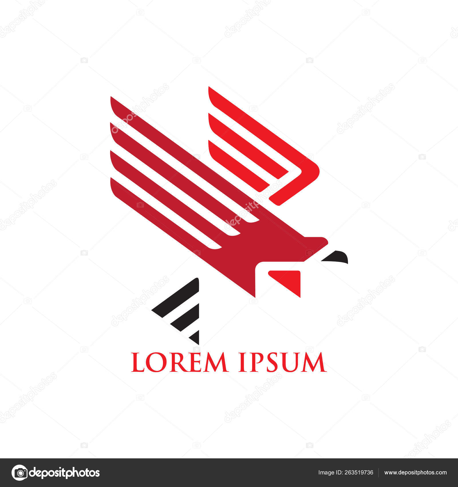 Abstract hawk logo Stock Vector Image by ©shoppingdesign78 #263519736