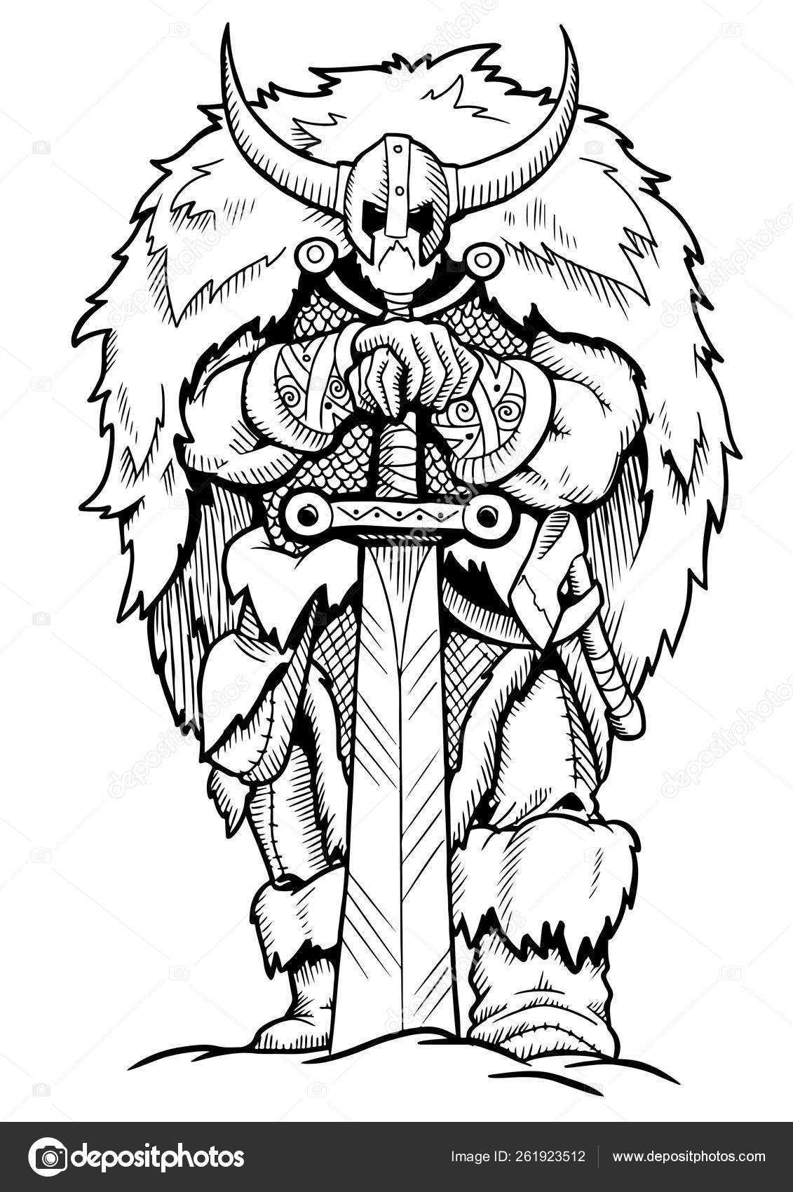 Executioner Stock Illustration Axe Vector Clipart Skull Ss1001 ...