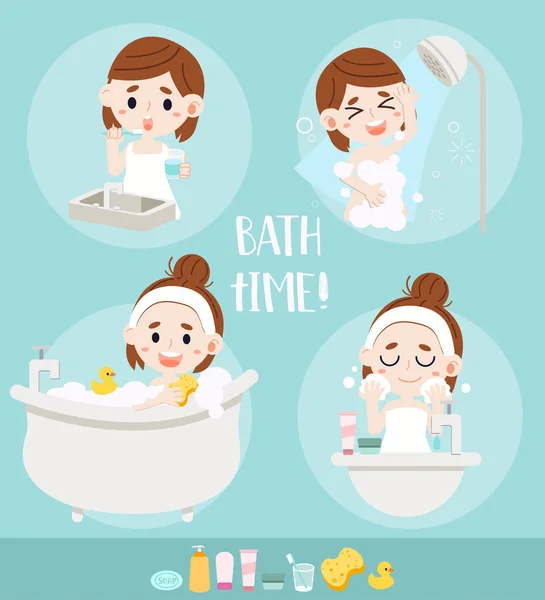 Shower Time Clip Art
