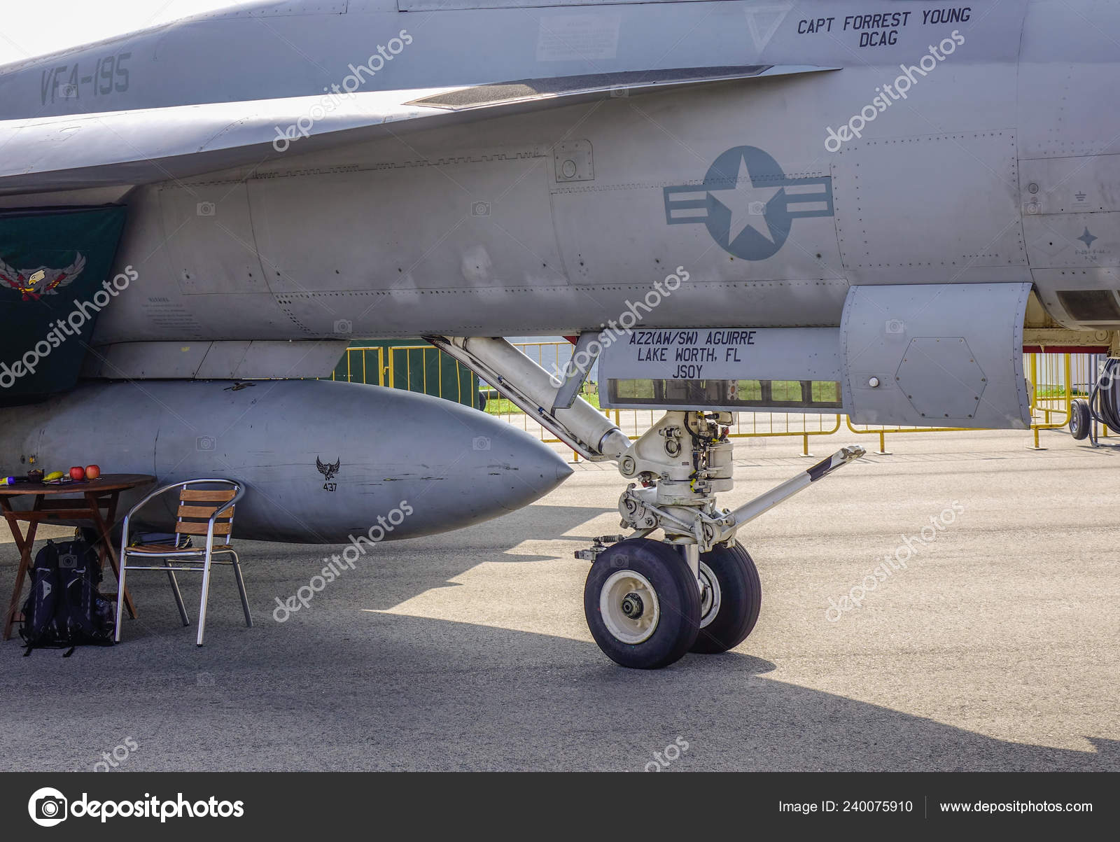 Singapore Feb 2018 Boeing 18E Super Hornet Fighter Aircraft United ...