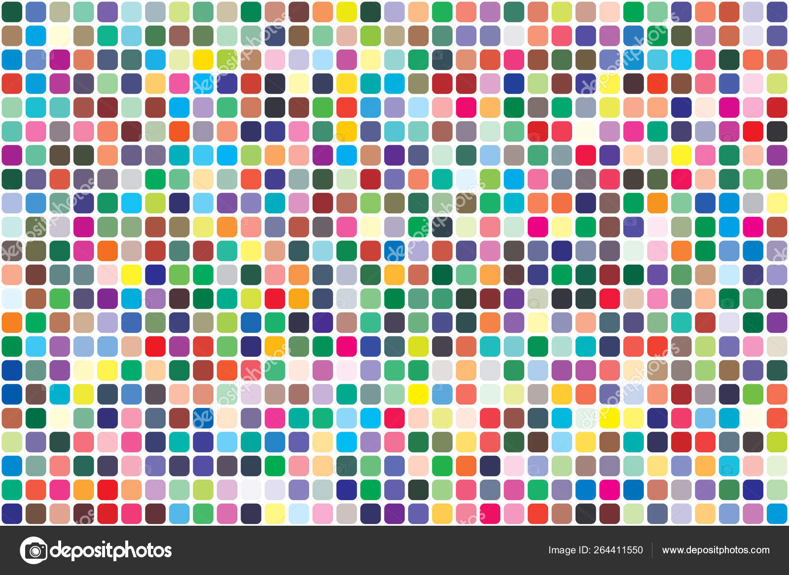 Vector color palette. 726 different colors. Pattern size 231 x 154 mm ...