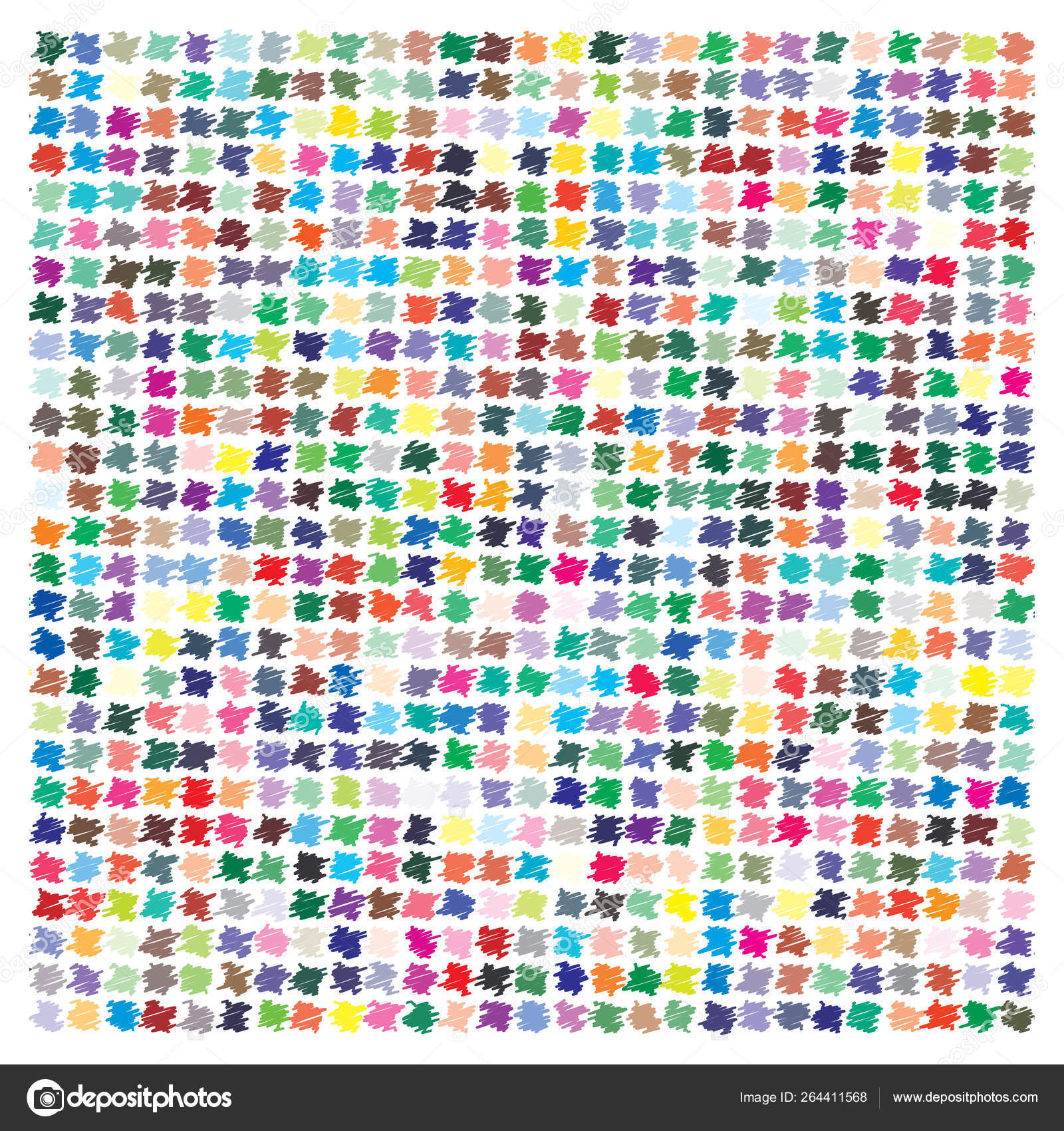 Vector color palette. 729 different colors. Pattern size 190 x 190 mm ...