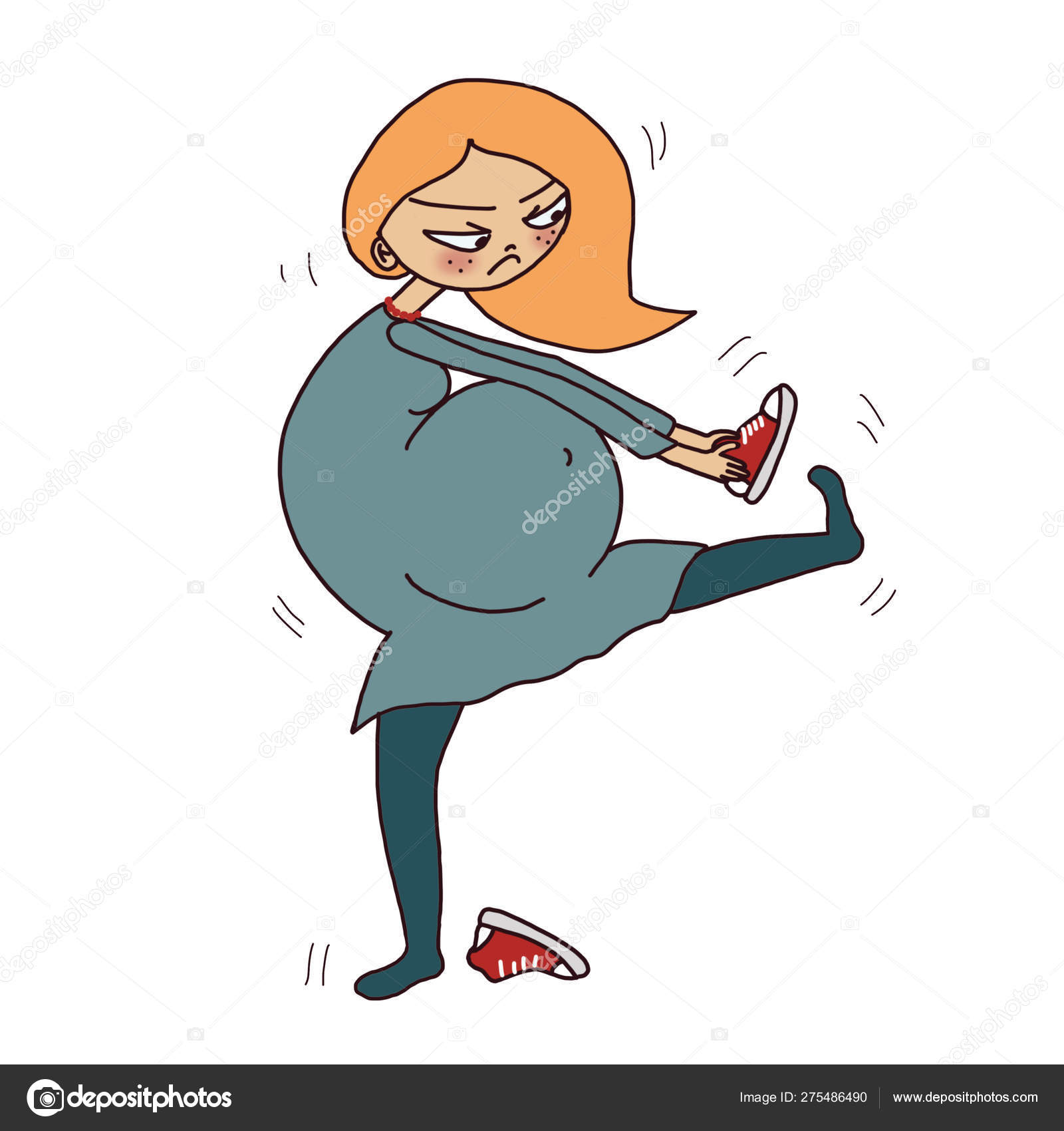 Fat Belly Dancer Cartoon