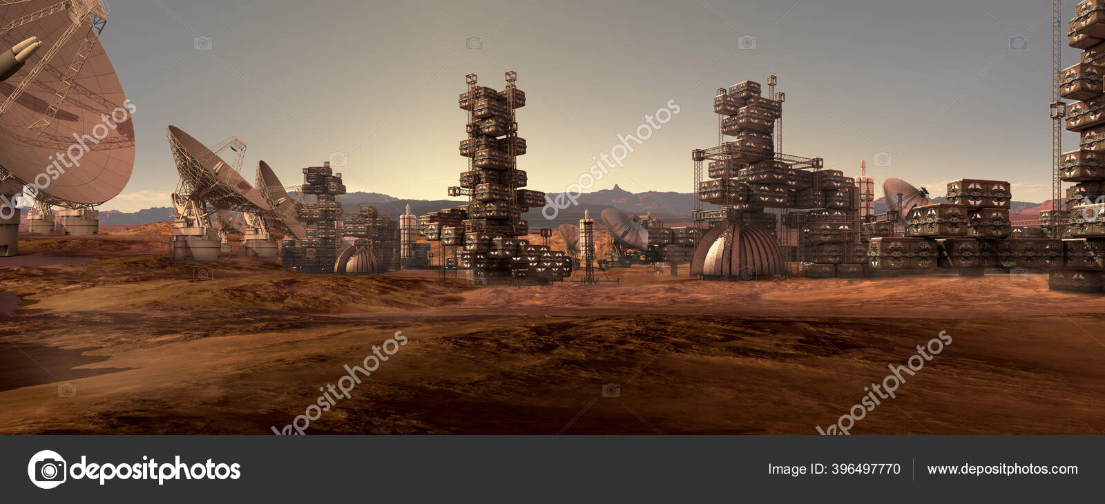 Mars Colony Pictures Of Structures