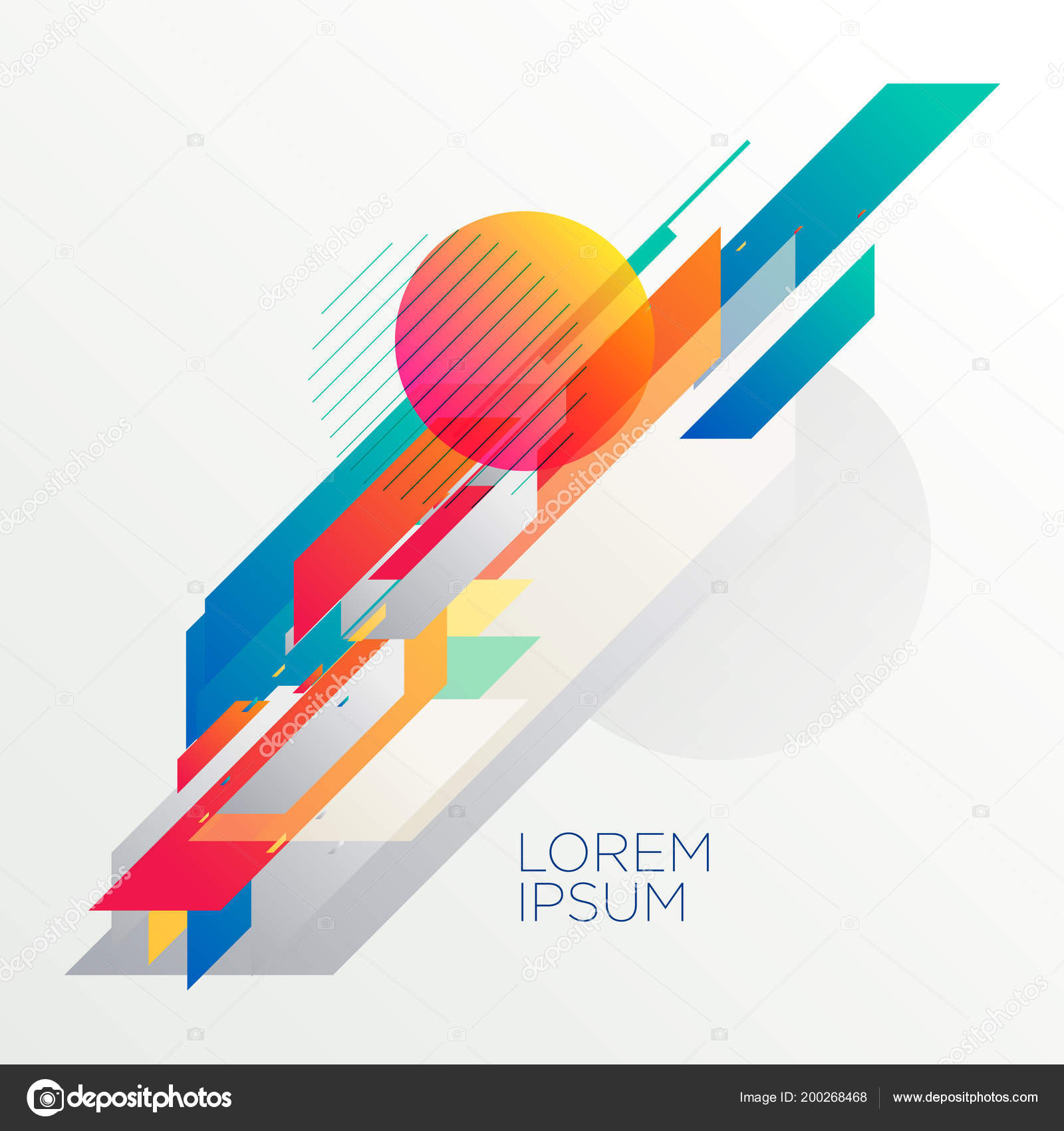 Abstract Colorful Shapes Background Design Stock Vector by ©StarLine ...