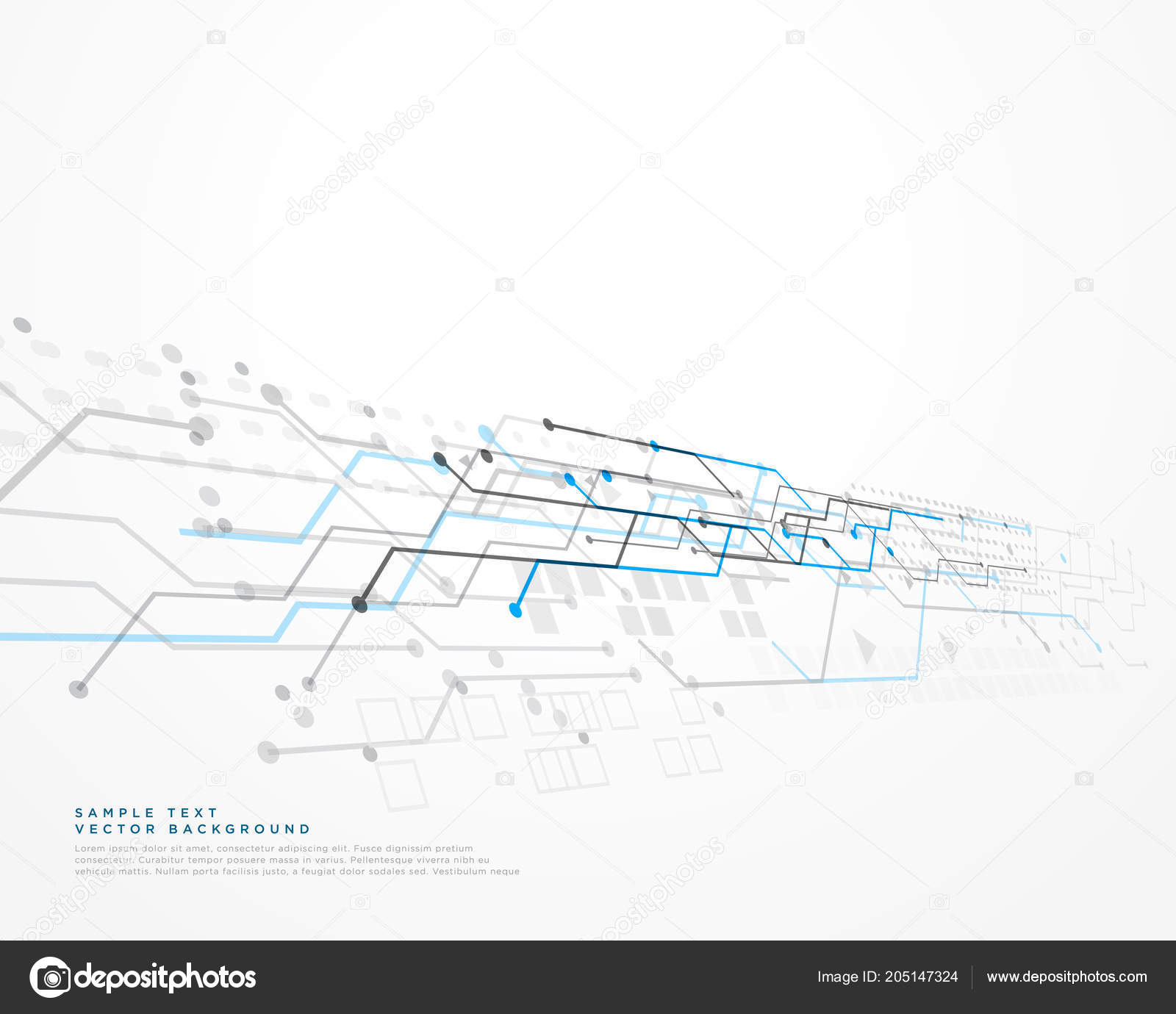 White Technology Background Mesh Diagram Stock Vector Image by ...