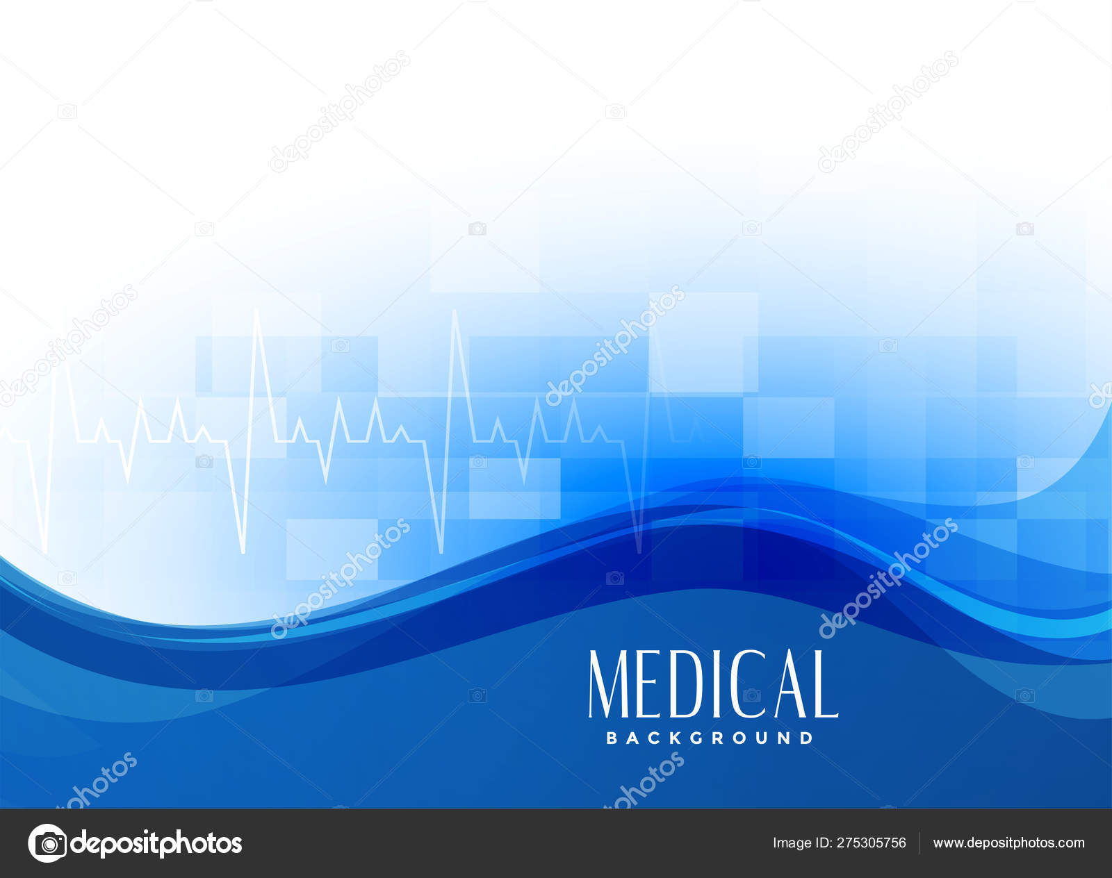 Medical Background Design Blue