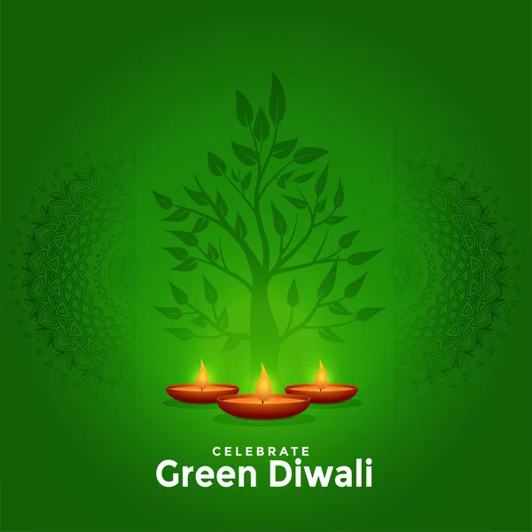 Green diwali Vector Images | Depositphotos