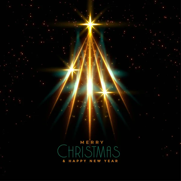 Neon Christmas Tree Stars Background Stock Vector by ©StarLine 230589526