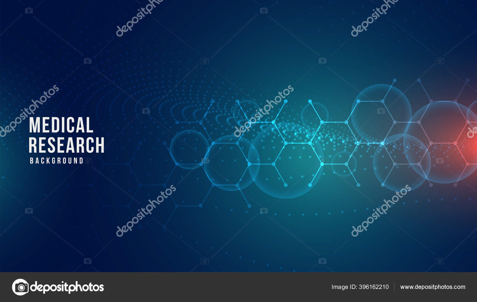 Medical Science Research Healthcare Background Design Stock Vector ...