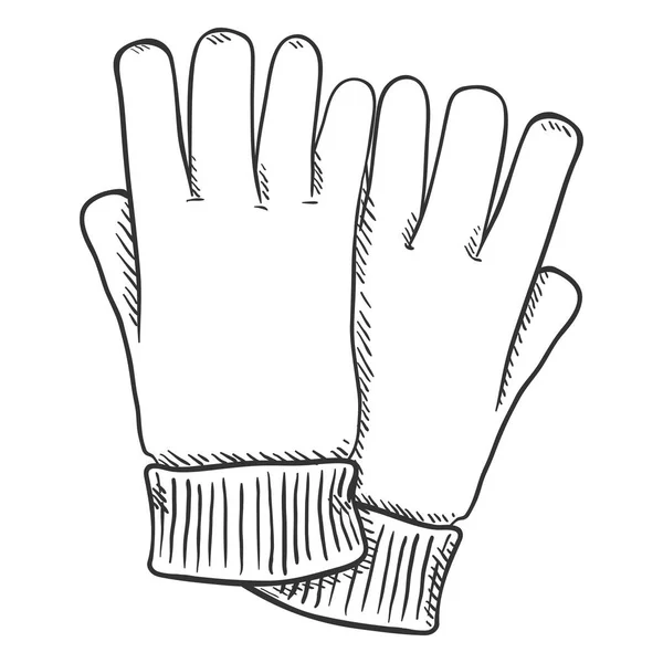 Knitted gloves cartoon Stock Photos, Royalty Free Knitted gloves cartoon Images | Depositphotos
