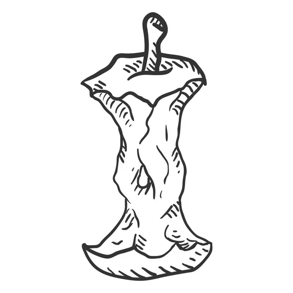 Apple core Vector Art Stock Images | Depositphotos