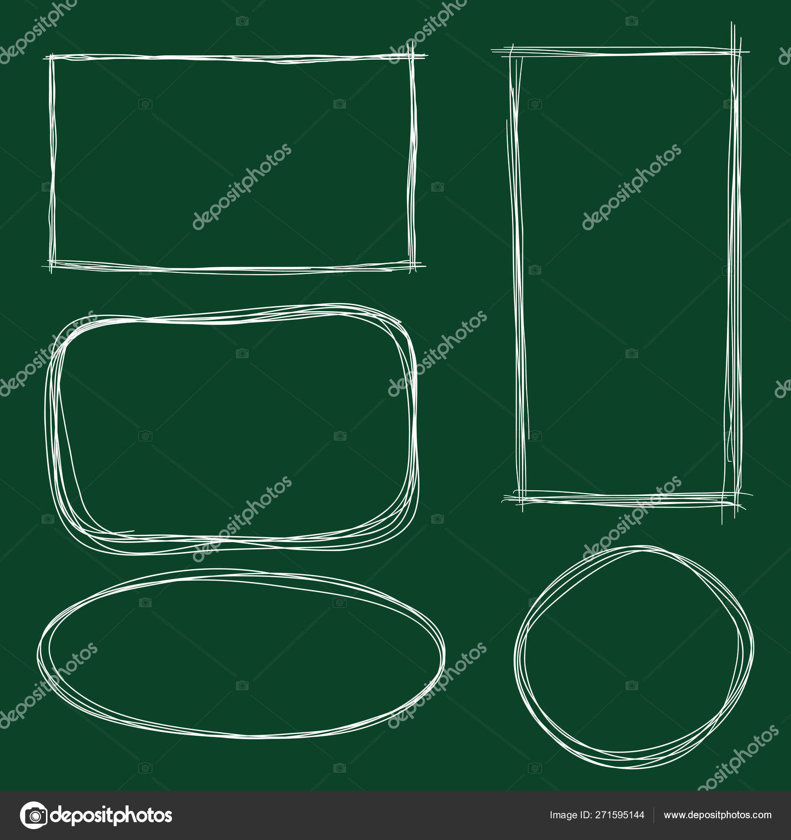 Chalkboard Doodle Frame