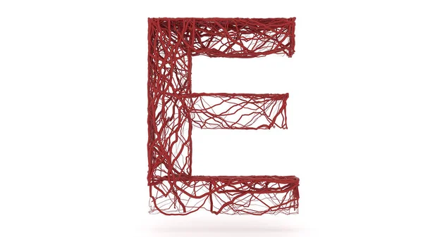 Letter White Background Vein Blood Alphabet Stock Photo by ©Ranid 261881620