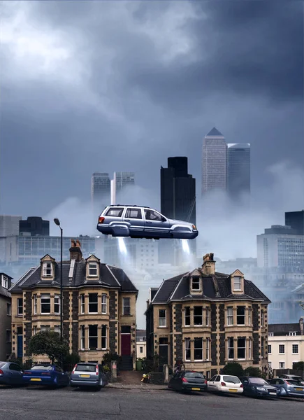 Flying car Stock Photos, Royalty Free Flying car Images | Depositphotos