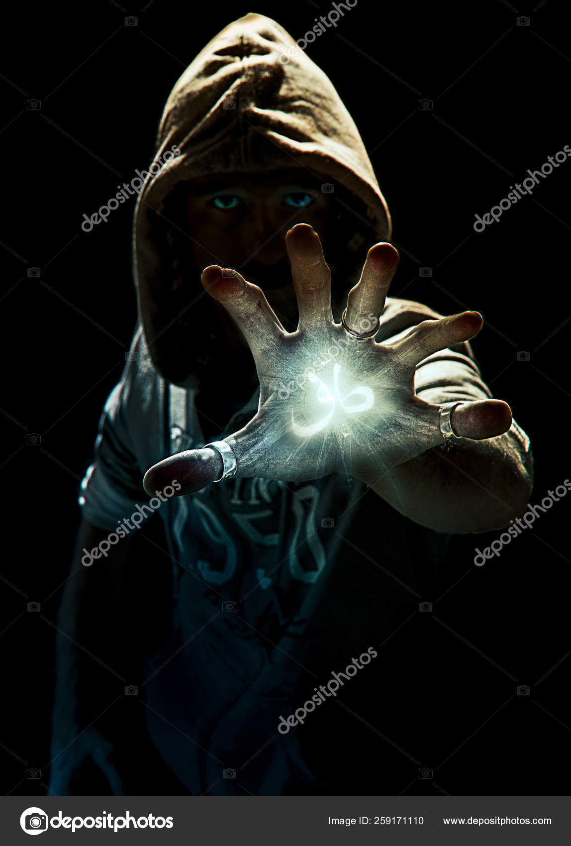 Photo Manipulation Magic Spell's Wizard Six Fingers Stock Photo by ...