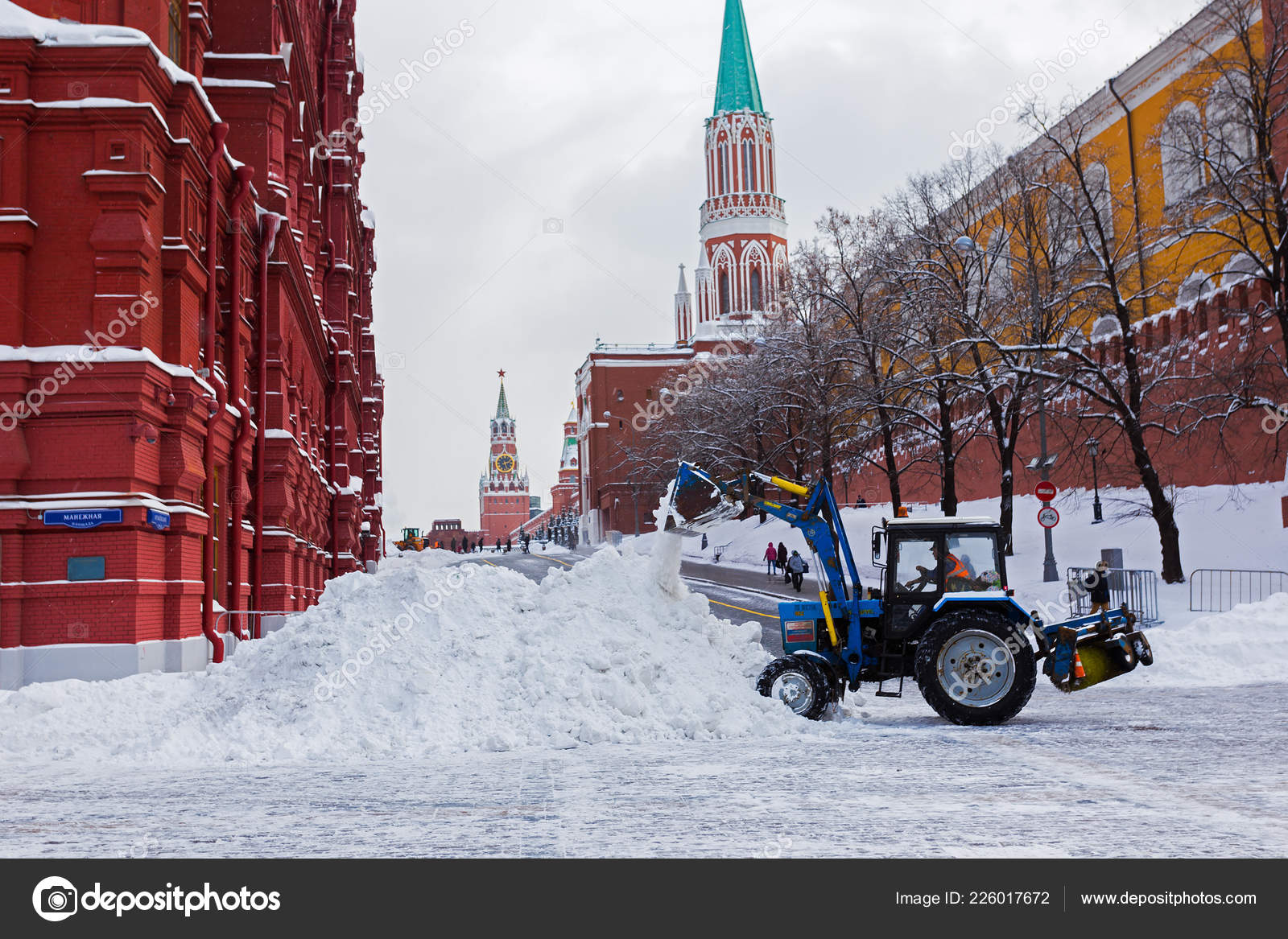 Moscow Kremlin Snow