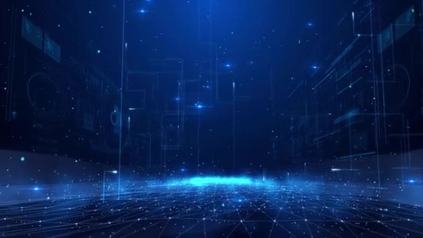 Plexus Tech Particles Background Tech Digital Dot Line Particle Background ⬇ Video by ...