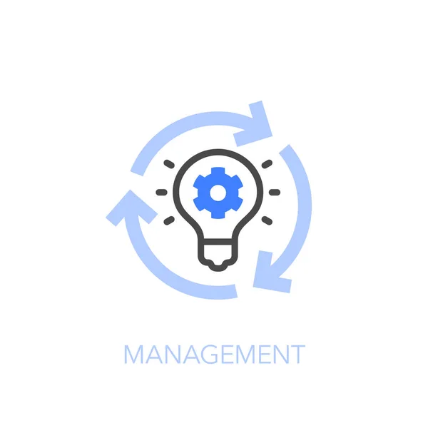 Simple Visualised People Management Icon Symbol Process Arrows Group ...